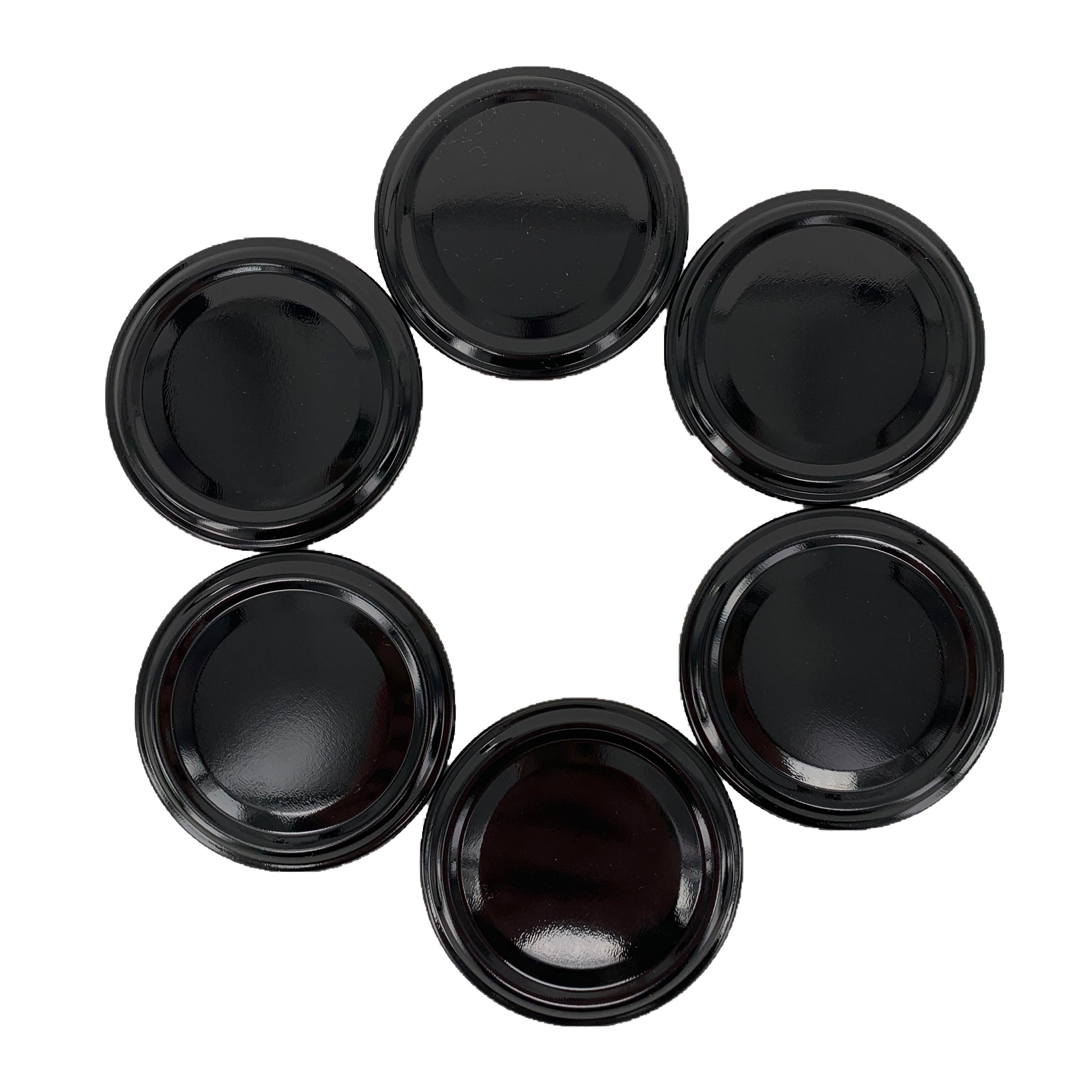 63mm Black Lids - Jam Jar Lids Twist Off | Nutley's – Nutley's Kitchen ...